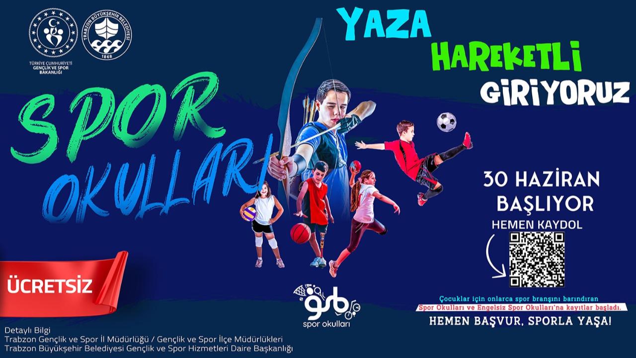 BÜYÜKŞEHİR'İN YAZ SPOR OKULLARI İÇİN GERİ SAYIM BAŞLADI - Trabzonx.com